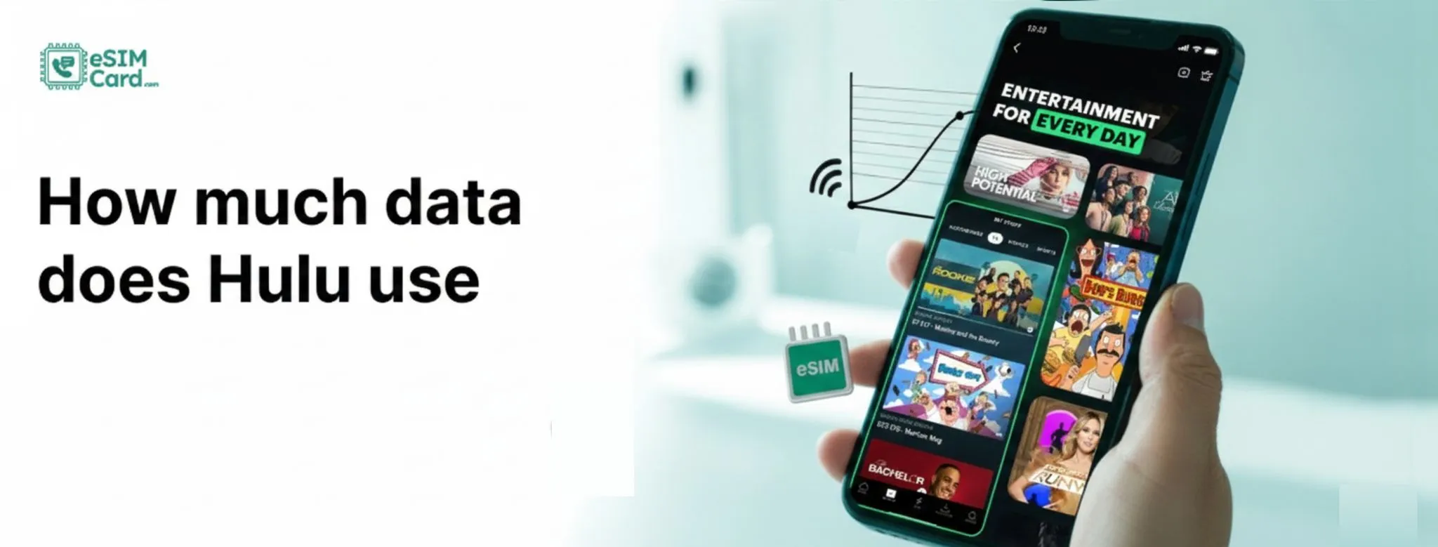 How much data does Hulu use?